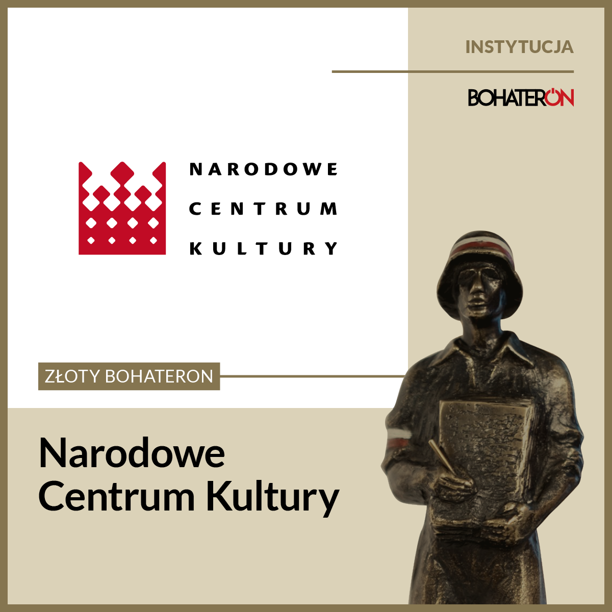 Narodowe Centrum Kultury | Bohateron